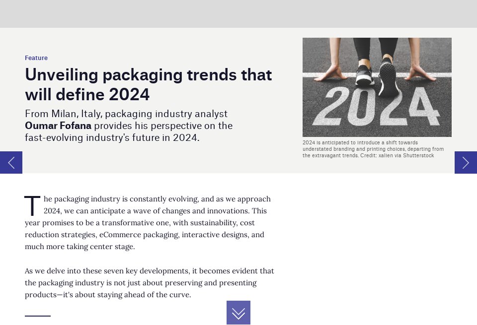 Anticipated packaging trends: seven key developments expected in 2024 ...