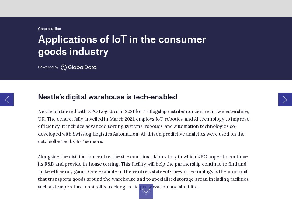 Applications of IoT in the consumer goods industry - Inside Packaging | Issue 73 | February 2024