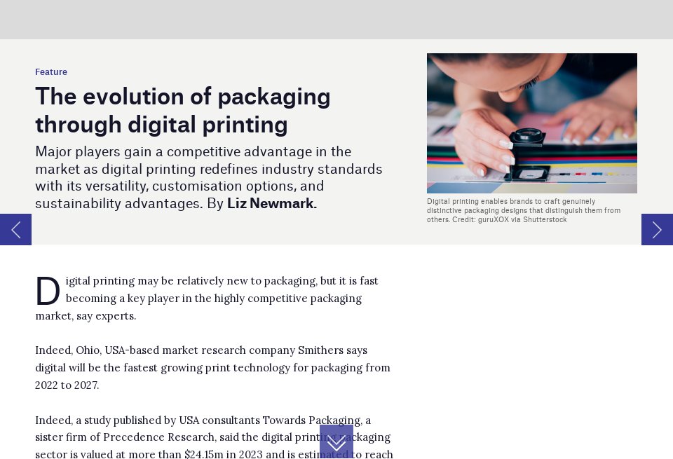 The evolution of packaging through digital printing - Inside Packaging ...