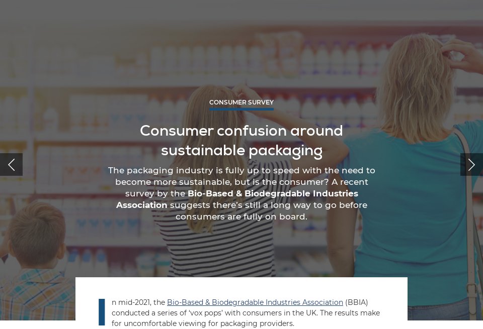 Consumer confusion around sustainable packaging - Inside Packaging ...