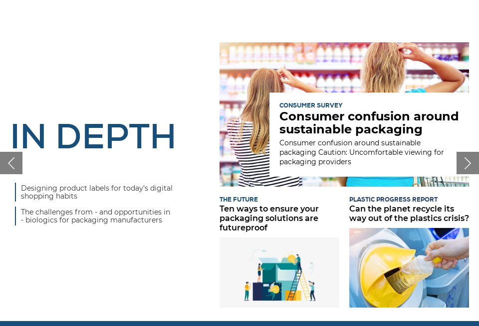 In Depth - Inside Packaging | Issue 62 | January 2022