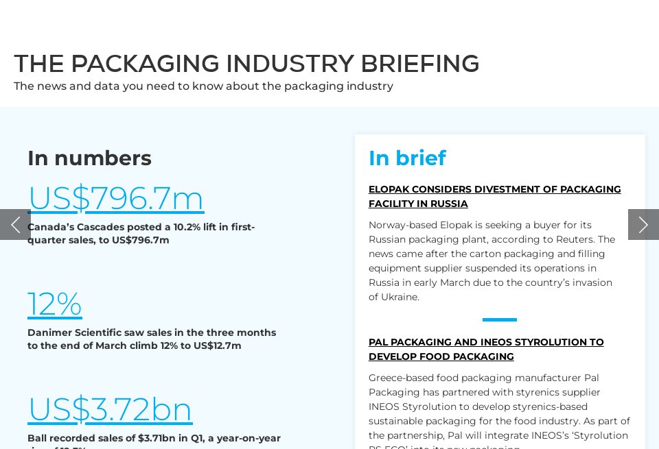 Russia’s invasion of Ukraine - Impact on packaging - Inside Packaging ...