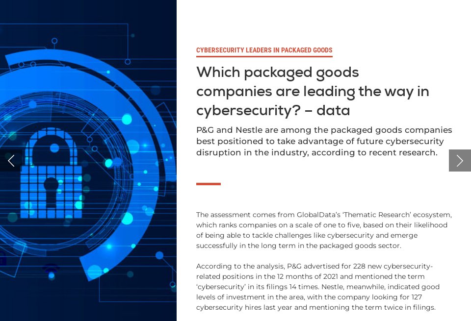 Cybersecurity leaders in packaged goods - Inside Packaging | Issue 63 ...