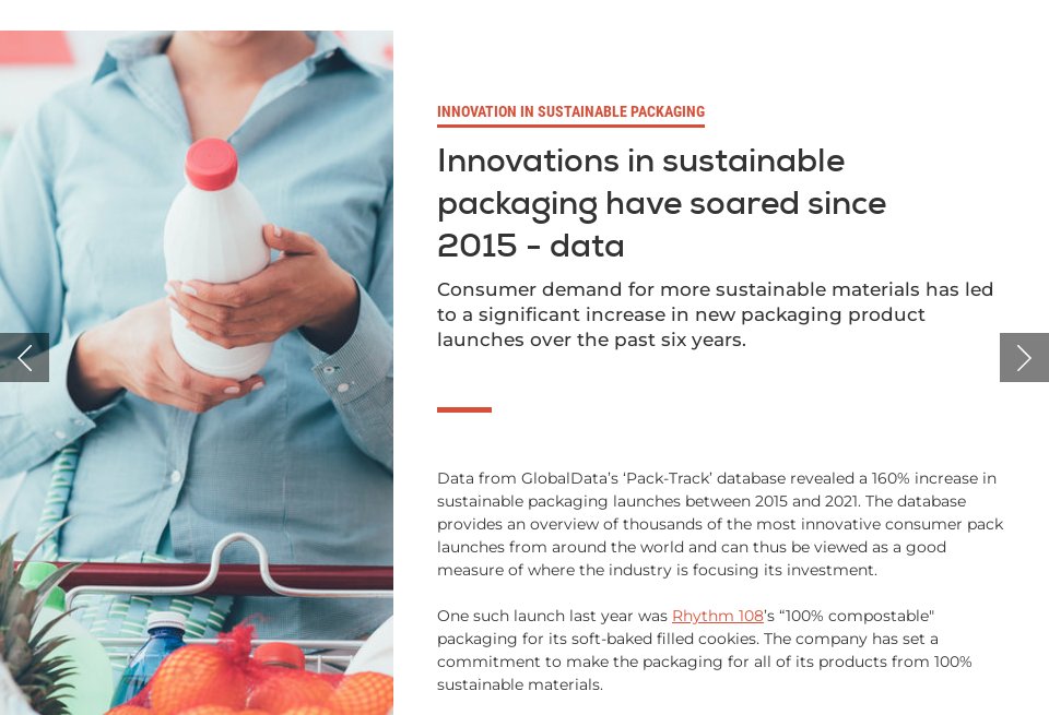 Innovation in sustainable packaging - Inside Packaging | Issue 63 ...