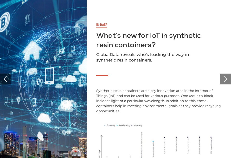 What’s new for IoT in synthetic resin containers? - Inside Packaging ...
