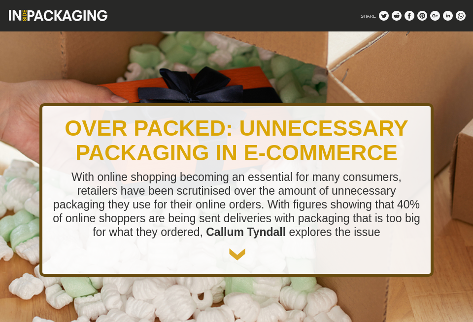 Over Packed: Unnecessary Packaging in E-commerce - Inside Packaging ...