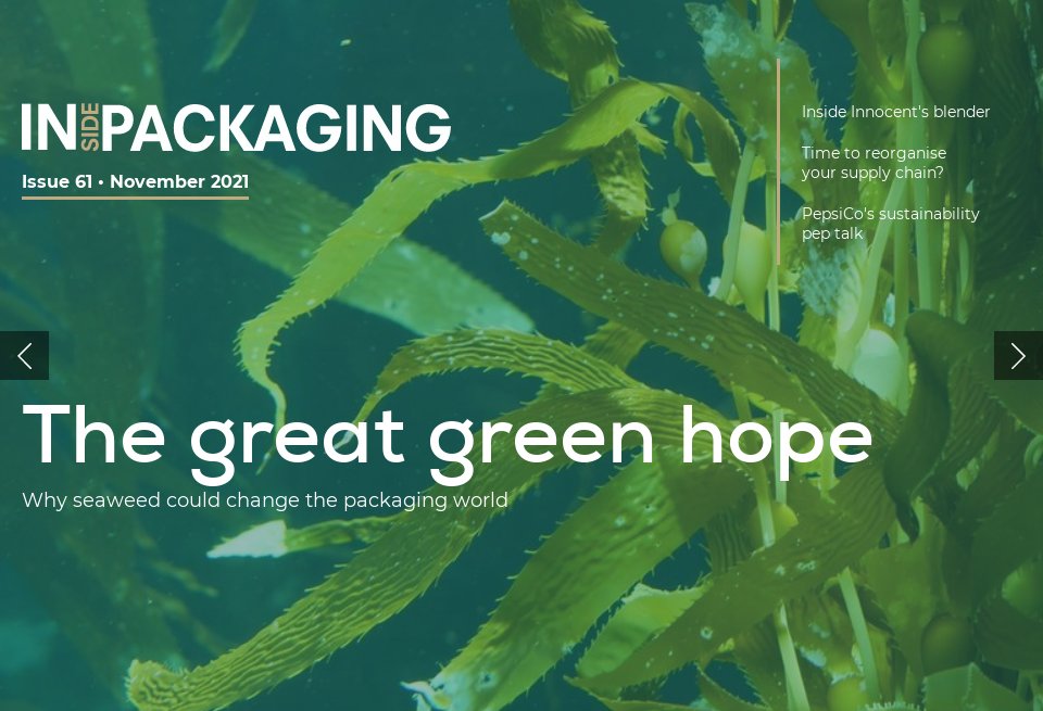 In this issue - Inside Packaging | Issue 61 | November 2021