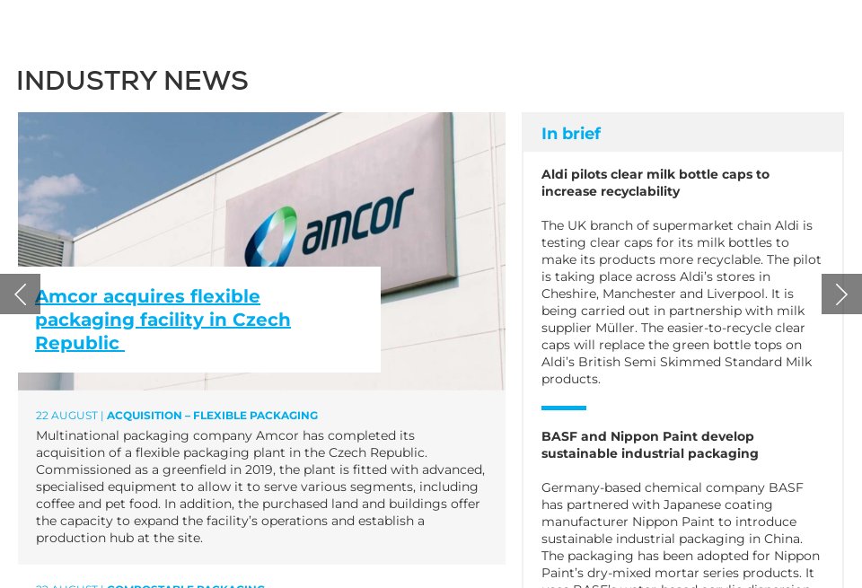 Industry news - Inside Packaging | Issue 65 | September 2022