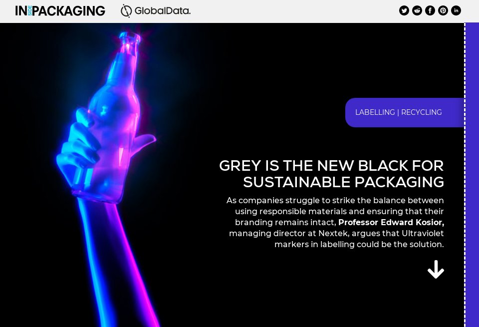 Grey is the new black for sustainable packaging - Inside Packaging ...