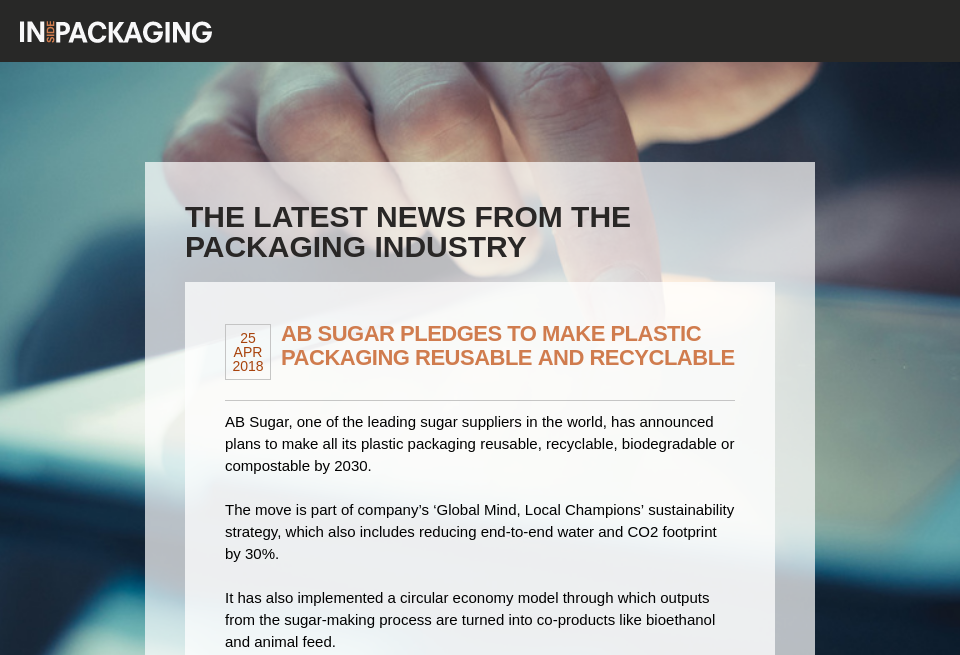 News - Inside Packaging | Issue 40 | May 2018