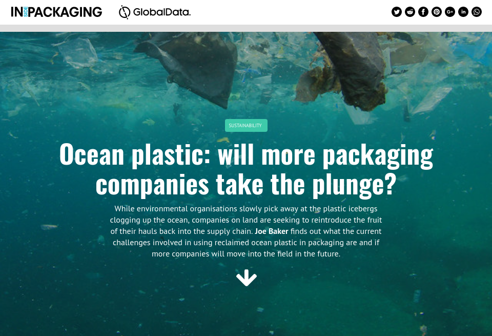 Ocean plastic: will more packaging companies take the plunge? - Inside ...