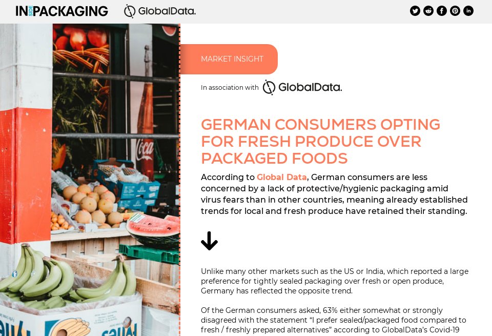 German consumers opting for fresh produce over packaged foods - Inside ...