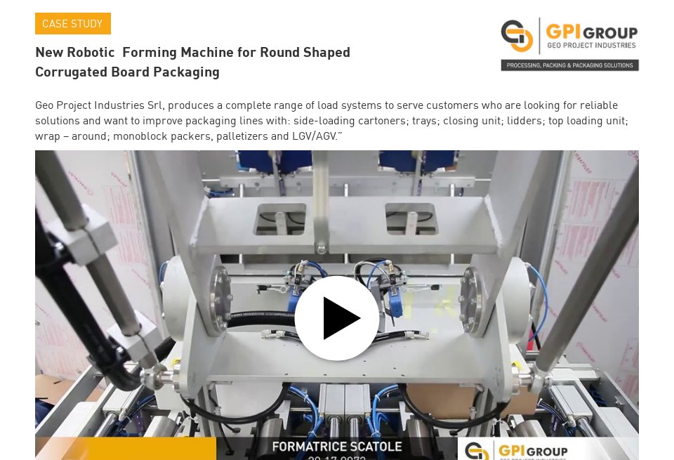 GEO PROJECT INDUSTRIES - Inside Packaging | Issue 49 | November 2019