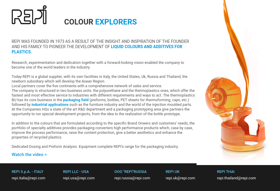 REPI SpA - Inside Packaging | Issue 42 | September 2018