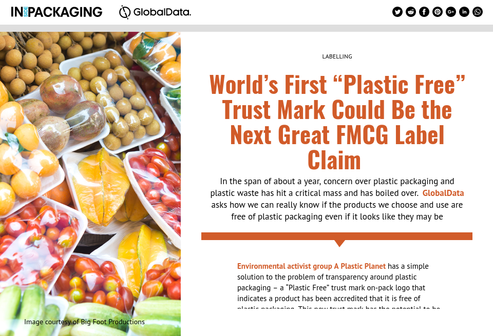 World’s First “Plastic Free” Trust Mark Could Be the Next Great FMCG ...