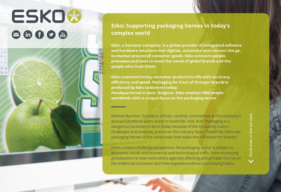 Esko - Inside Packaging | Issue 48 | September 2019