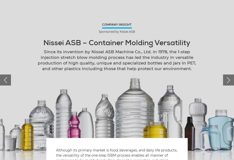 Nissei ASB Company Insight - Inside Packaging | Issue 60 | September 2021